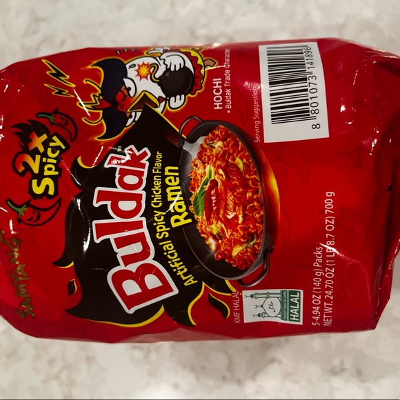 BULDAK | Other | 2 Xpack Buldak Red 2x Spicy Spicier Korean Ramen Stir ...
